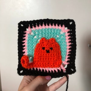 Many Cats Square ENGLISH Crochet Pattern PDF Granny | Etsy Canada