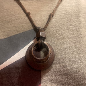 Slimline Leather & Rust Bangle Sets Industrial Wasteland Tribal Rust ...