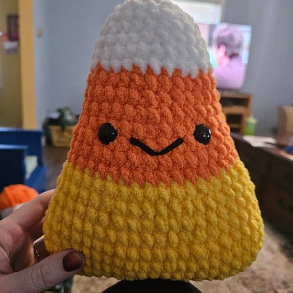 Candy Corn Crochet Pattern, Plushie Halloween Candy, Autumn Candy Corn, 2 in 1 Candy Corn and ...