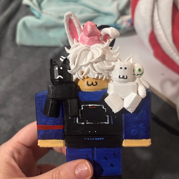 Custom Avatar Figure - Personalized 3D Printed Roblox Character - Etsy
