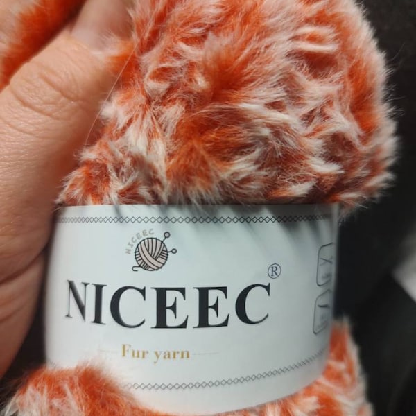 3 Skeins NICEEC Kraft Paper Yarn Soft Craft Ribbon Yarn Polyester Yarn ...