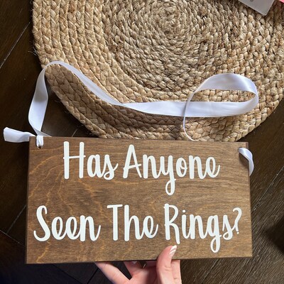 Custom Ring Bearer Signs/ringbearer Sign/flower Girl Sign/wedding ...