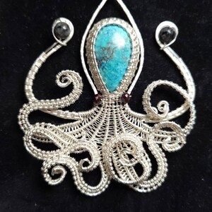 Wire Wrapped Octopus Pendant Tutorial, Kraken Necklace Tutorial, Wire ...