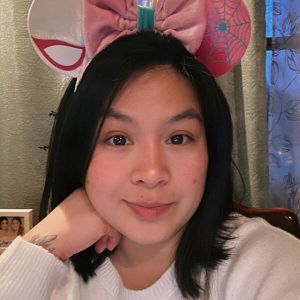 Pink Simplicity Minnie Mouse Ears / Minnie Ears / Disney Ears / Velvet ...