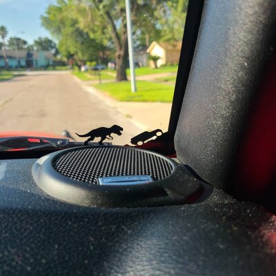 T-rex Sticker, Car Window Sticker, Tyrannosaurus Rex Sticker, Dinosaur ...