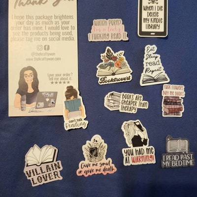 Bookish Mini Sticker Surprise Pack - Etsy