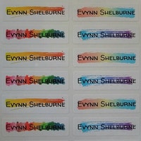 72 Skinny School Supply Labels Dishwasher Safe Waterproof Labels ...