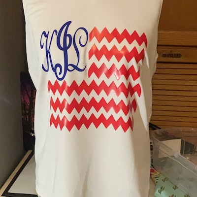 SVG Chevron Flag, Chevron American Flag SVG, Monogram Flag Svg, 4th of ...