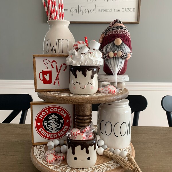 Riser, Farmhouse Tray, Wood Riser, Wood Tray, Wood Stand, Farmhouse ...