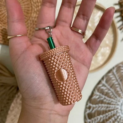 Starbucks Inspired Mini Tumbler Keychains Starbucks Cup Keychain ...