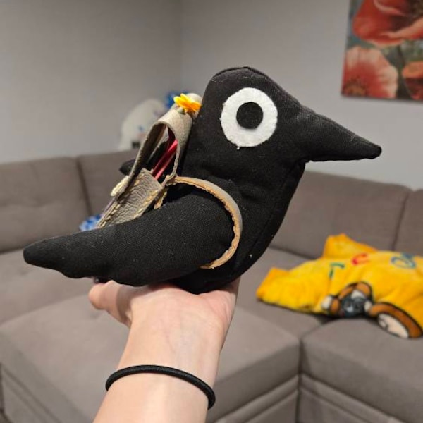 Walden the Crow Sewing Pattern: Stuffed Animal With Backpack (PDF ...