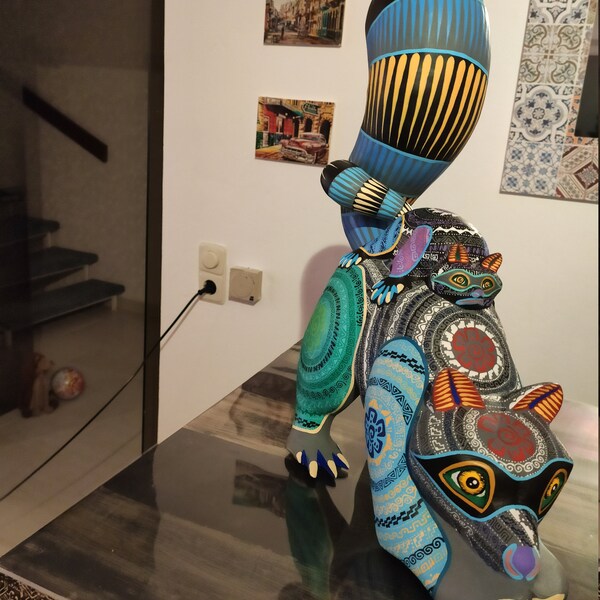 Alebrije Gorilla Mystical Oaxacan Wood Carving Folk Art Handmade ...