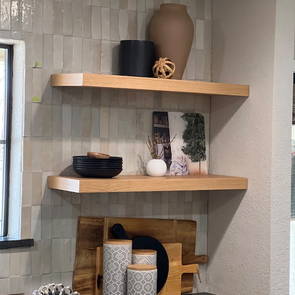 Floating Shelves | Custom Sizing | Strong Shelves | Steel Bracket ...