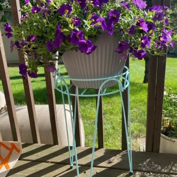 Vintage Large Gold Metal Angel Christmas Decor Plant Stand, Large ...