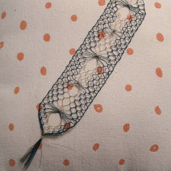 FLOWERS and SPIDERS Bobbin Lace Bookmark Patterns, BOOKMARK 4, Pdf ...