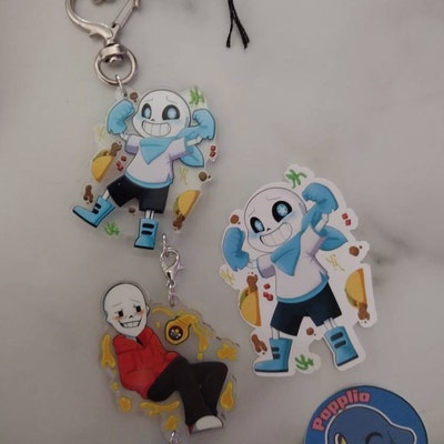 Undertale AU Linked 6.5 Acrylic Charm individual Charms 2 - Etsy