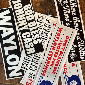 Vintage Rodeo & Western Themed Bumper Sticker Pack - Etsy