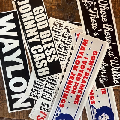 Vintage Rodeo & Western Themed Bumper Sticker Pack - Etsy