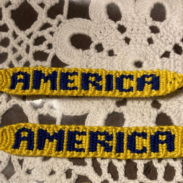 Custom Name Friendship Bracelet (ONE Bracelet) - Etsy