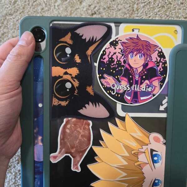 Grey Tabby Cat Peeker Vinyl Sticker 3D Motion/animated | Cats Stickers ...