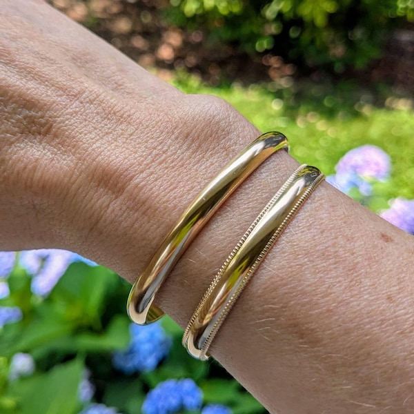 Gold Filled Cuff Bracelet - Etsy