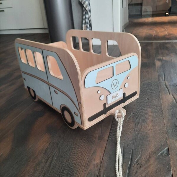 Custom Car Shaped Storage for Kids Toys With Name, Nursery Organization ...