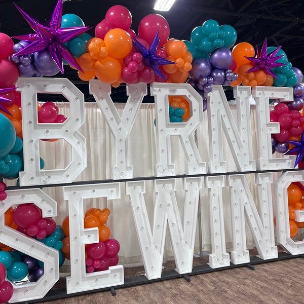 4ft Marquee Letters & Numbers | 3D | A-Z Letters | LED Letters | Large ...