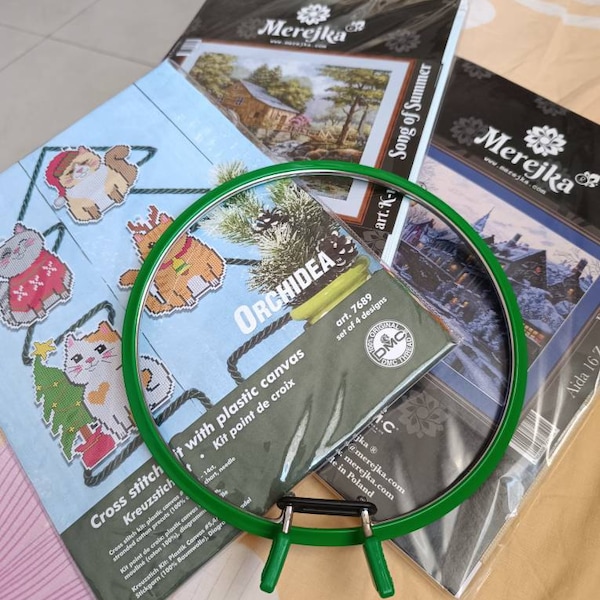 Nurge Spring Metal/plastic Hoop for Cross Stitch and Embroidery - Etsy