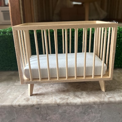 Heirloom Quality Dollhouse Natural Wood White USA Made Macy Mae 1:12 ...