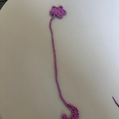 Crochet PATTERN Star and Moon Bookmark Easy With Detailed Photos US ...