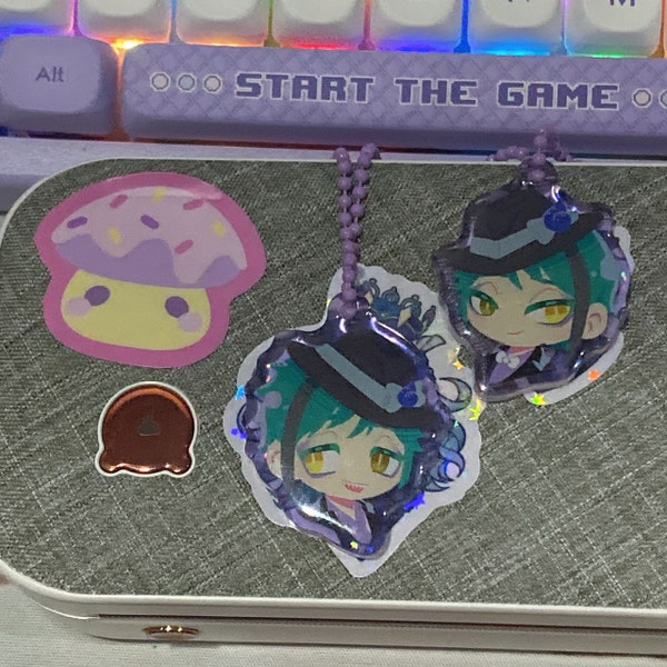 Twisted Wonderland Chibi Bust Acrylic Charms - Etsy