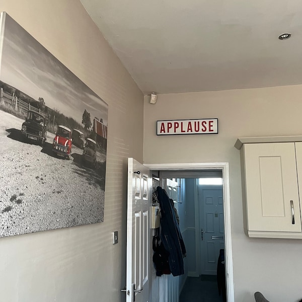 Applause | Framed Metal Print | Applause Frame | Retro | Metal ...