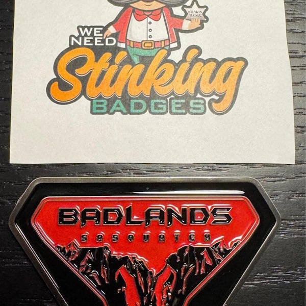 Bronco Badlands Sasquatch Badge / Emblem, Zinc Alloy, Not Plastic ...