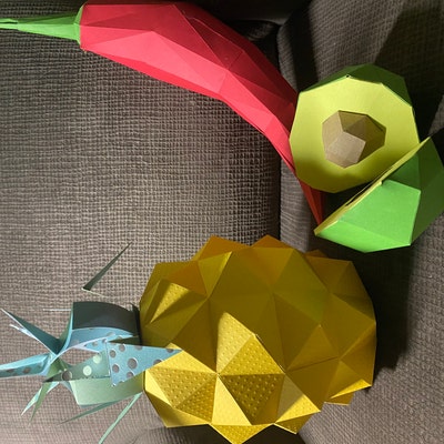 3D Papercraft Salmon Fish Trophy Alaska Sockeye Paper Home - Etsy