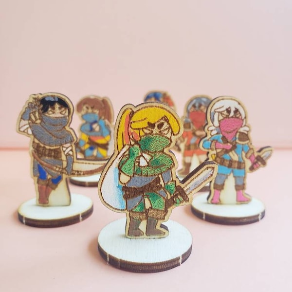 Bandit Miniature (set of 6) | Dungeons and Dragons | Dnd | Pathfinder ...