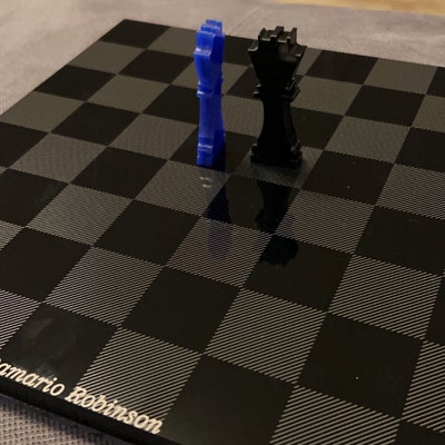 Angels and Demons Chess Set, Unique Chess Set, Handmade Black & White ...