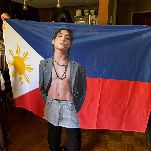 Chaewon Lesserafim Pupu Flag Banner, Chaewon American Tapestry, Chaewon ...