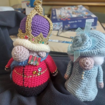 King Charles III Coronation Gnome Crochet Pattern, Charles III and ...