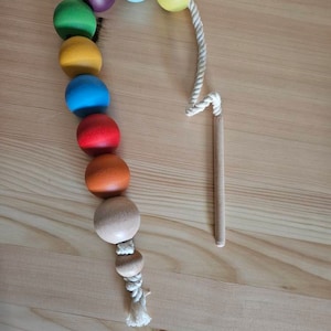 Wooden Tree Stacker Montessori Tree Stacking Toy Waldorf Tree Stacker ...