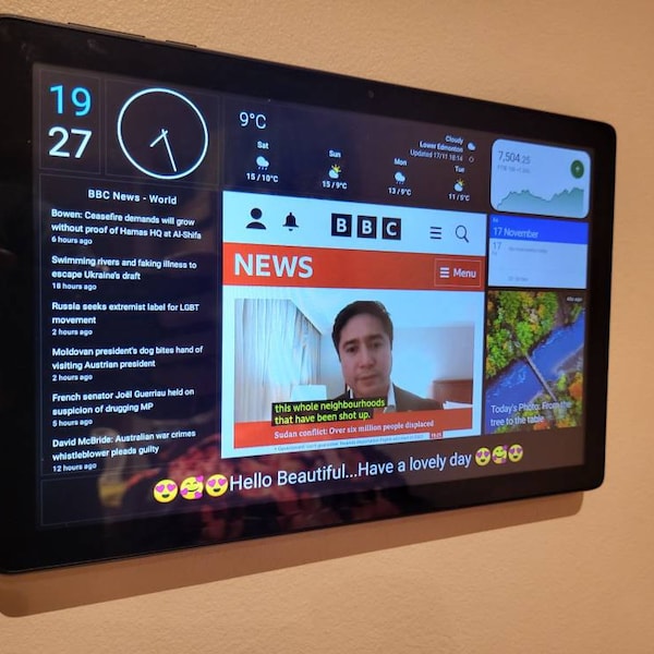 Low Profile Tablet Wall Mount - Universal Fit - Etsy