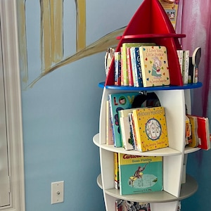 Bookshelf for Boys Room Rocket Bookcase Kids Rocket Bookcase - Etsy