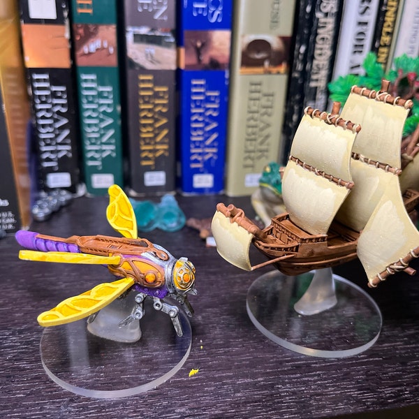 Insect Airship Miniature Flying Fantasy Ship Compatible With Dnd ...
