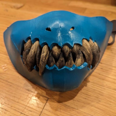 PDF Pattern Leather Teeth Monster Mask - Etsy
