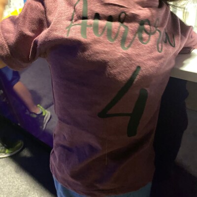 Add-on Name & Number Backside Add on Put Your Name and Number on Back ...