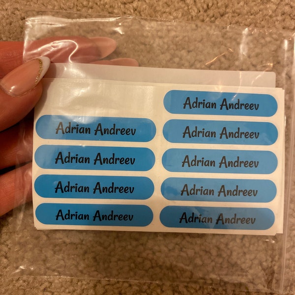 Waterproof Name Labels for Lunch Boxes - Dishwasher Safe Lunchbox Name ...