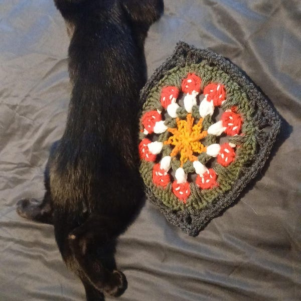 Cobweb Granny Square Magic Crochet Pattern PDF Instructions - Etsy