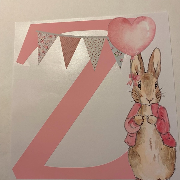 Gorgeous Peter Rabbit Vinyl Decal Sticker Digitally Cut - Just Peel and ...