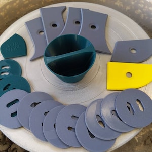 3D Digital Files Rim Cone X5 / STL Files / Pottery Tool / Pottery Rib ...