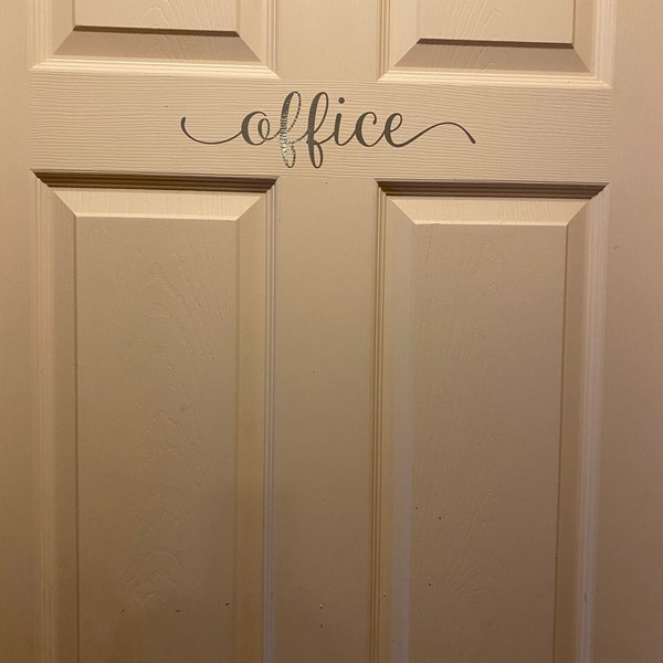 Office Door Decal, Entryway Office Sticker, Storefront Business Signage ...