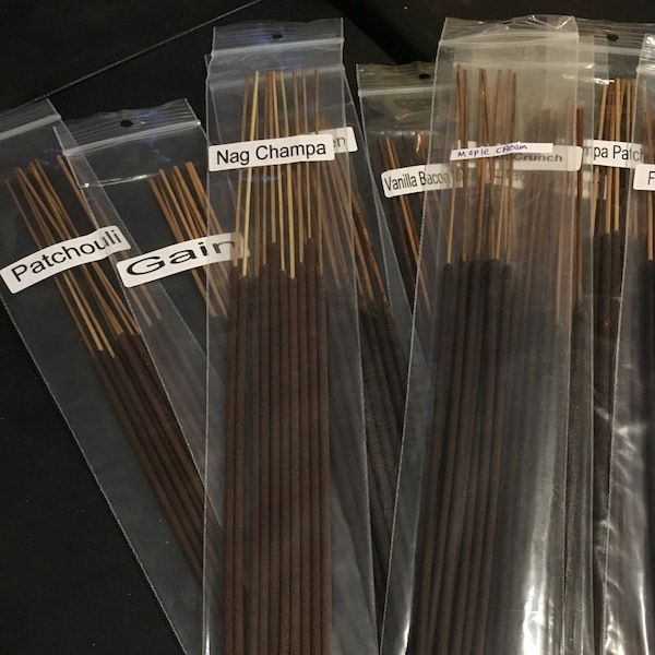 100 Incense Sticks Variety Package Choose 10 Different Scents Hand ...